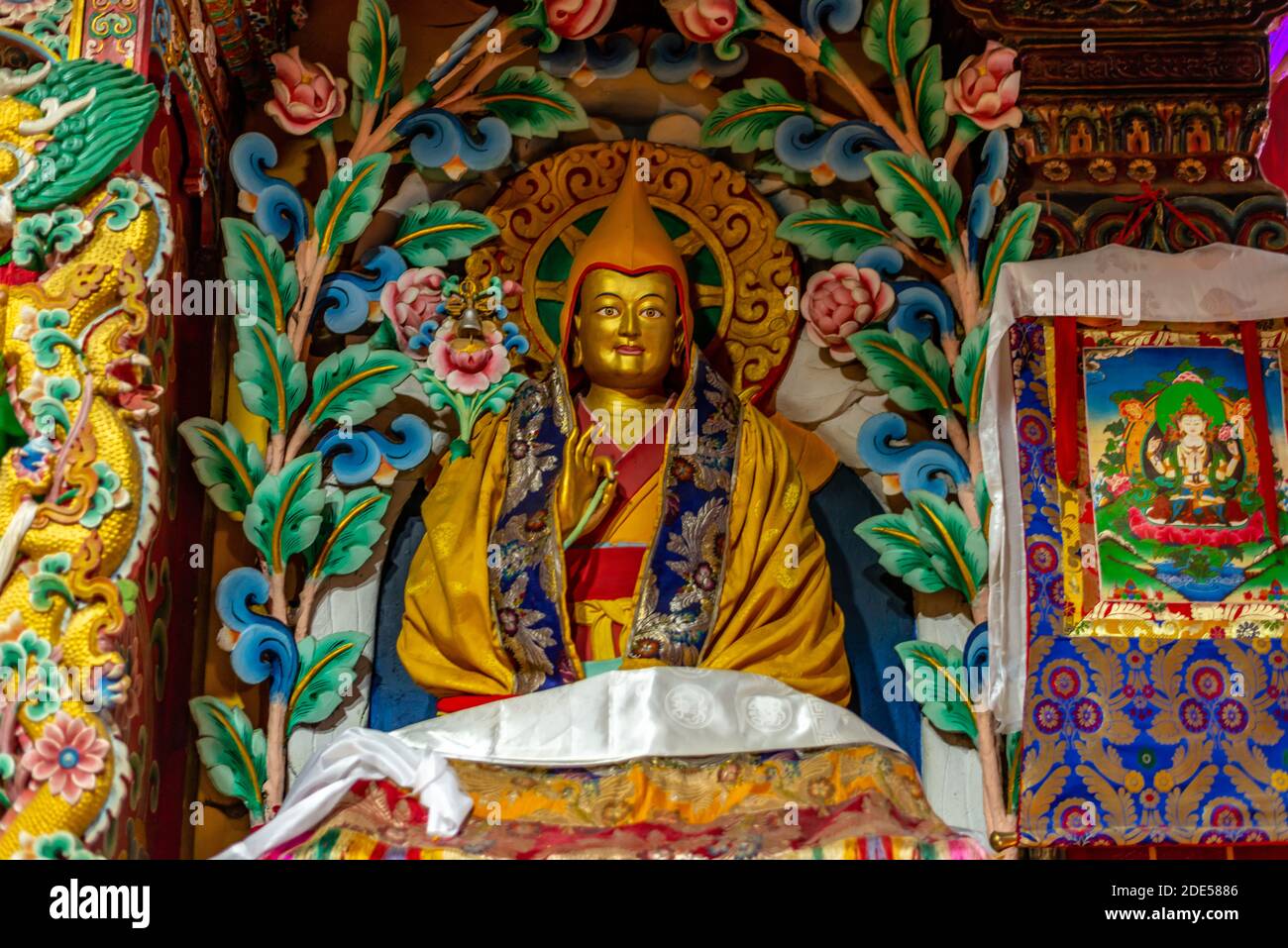 Photo of Statue Inside Tawang Monastery in Arunachal Pradesh, India ...