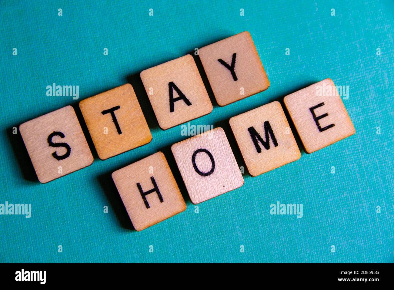Stay Home text Stock Photo - Alamy