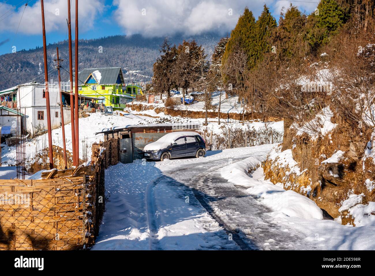 Photo of Empty snow covered in Tawang, Arunachal Pradesh, North East ...