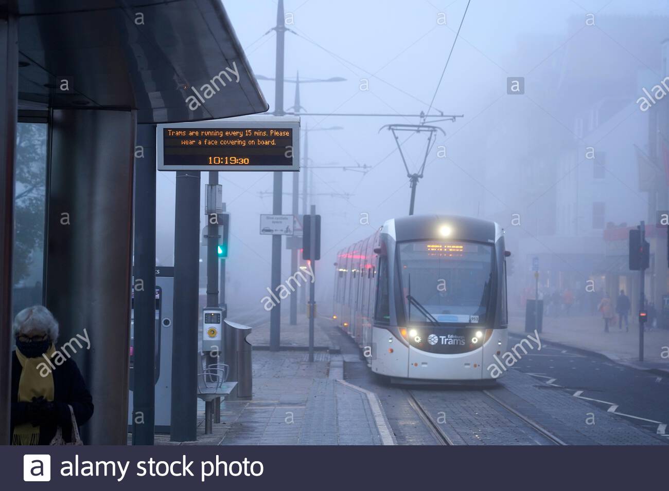 Edinburgh princes street edinburgh trams hi-res stock photography and ...