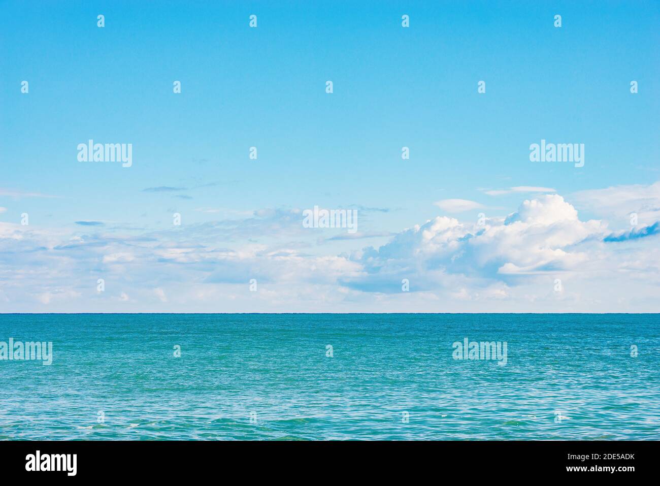 Sky over the surface of the sea at day time Stock Photo - Alamy