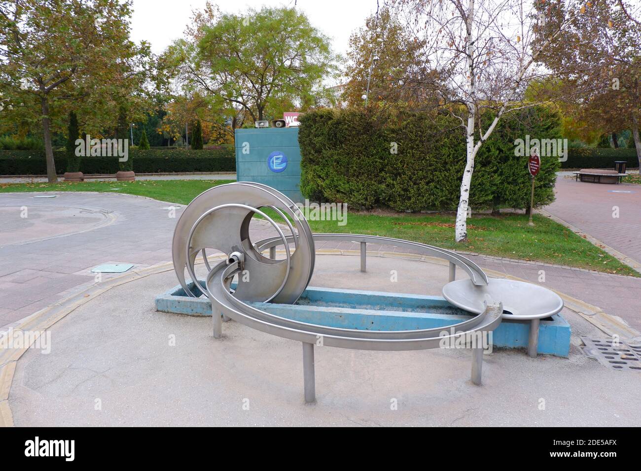 Children Park with Science Toys Stock Photo - Alamy