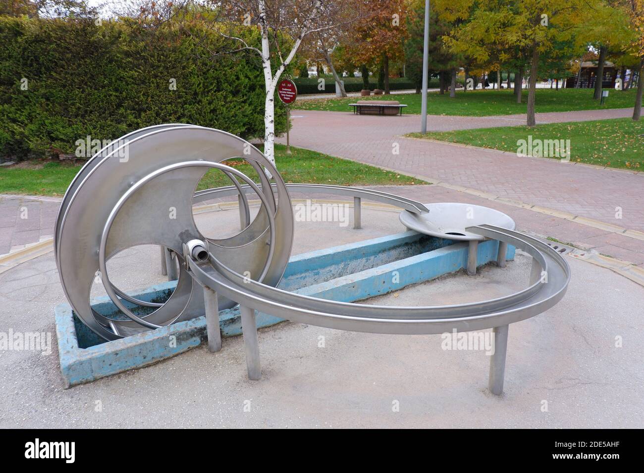 Children Park with Science Toys Stock Photo - Alamy