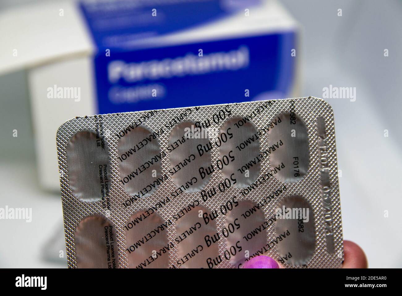 Packet of paracetamol hi-res stock photography and images - Alamy