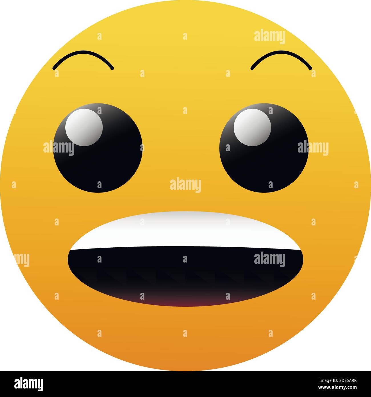 Shocked Face Emoticon Text