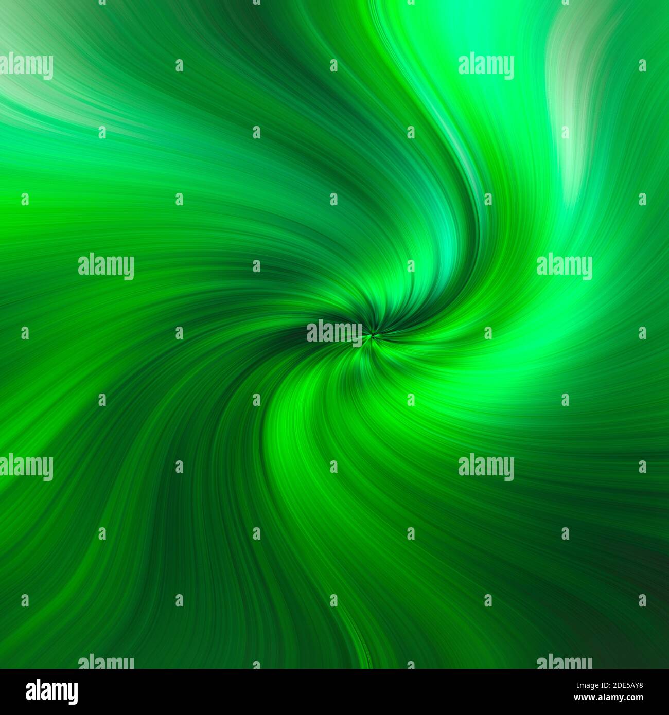 Spiral calm abstract background over green color. Simple texture in ...