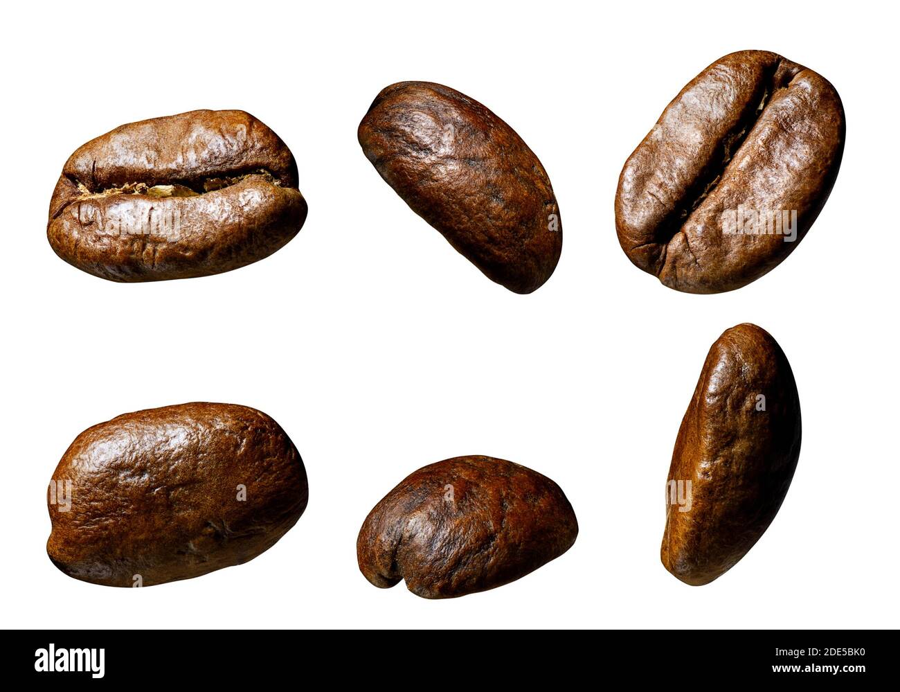 Falling coffee beans Cut Out Stock Images & Pictures - Alamy