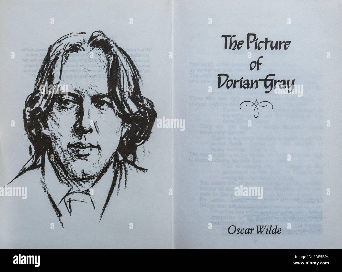 The Picture Of Dorian Gray Book Novel By Oscar Wilde Title Page And