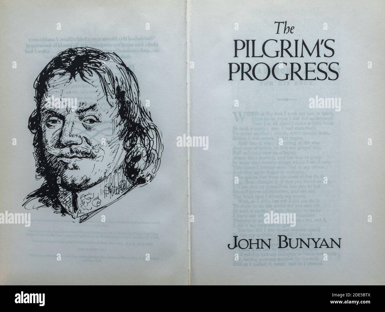 The Pilgrim's Progress book - novel by John Bunyan. Title page and ...