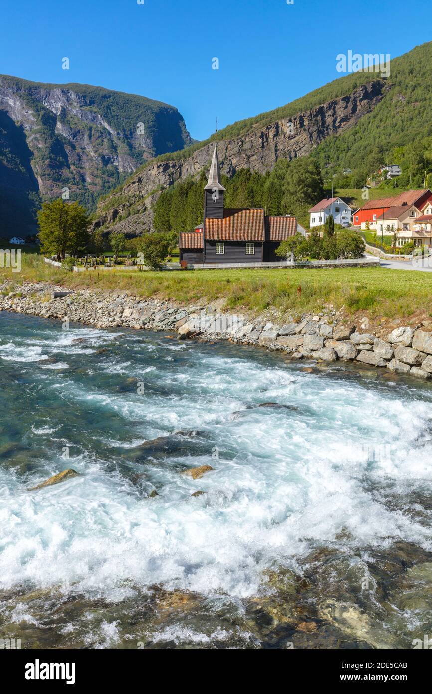 Norway flam flam church hi-res stock photography and images - Alamy