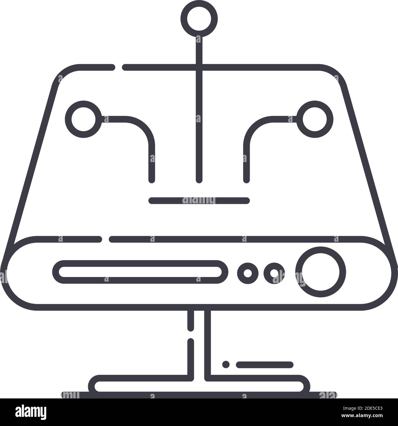 Gateway icon, linear isolated illustration, thin line vector, web ... Gateway icon, linear isolated illustration, thin line vector, web ...