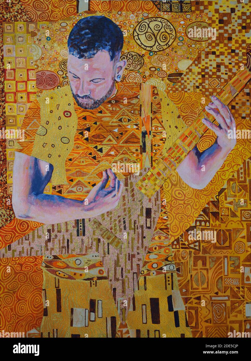 Style Of Gustav Klimt Painting