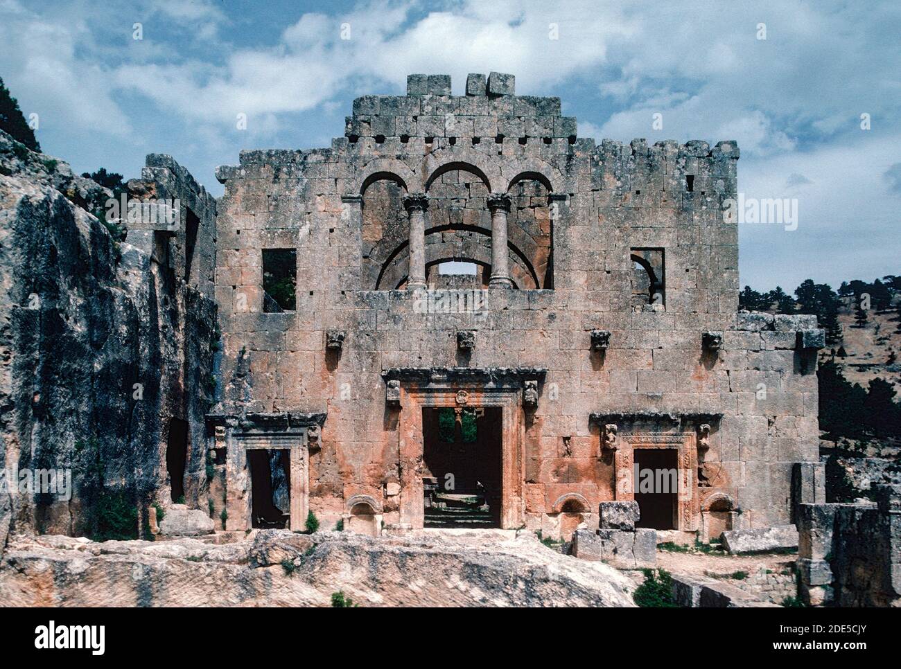 East church, Fifth century Alahan Monastery or pilgrimage shrine ...