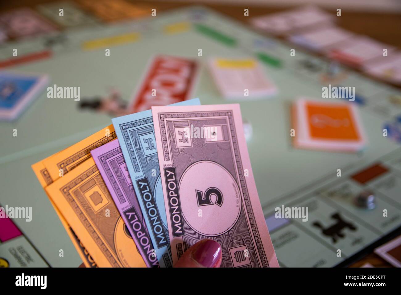 Monopoly board game uk hi-res stock photography and images - Alamy