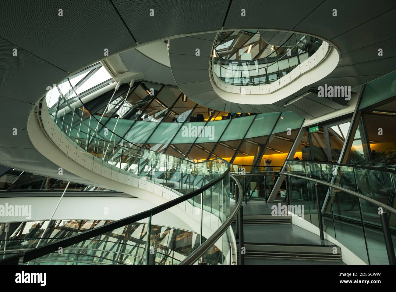 Inside London City Hall, England Stock Photo - Alamy
