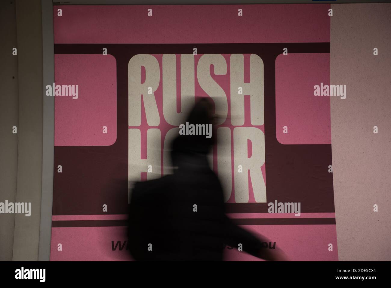 Rush Hour on the London underground, England Stock Photo - Alamy