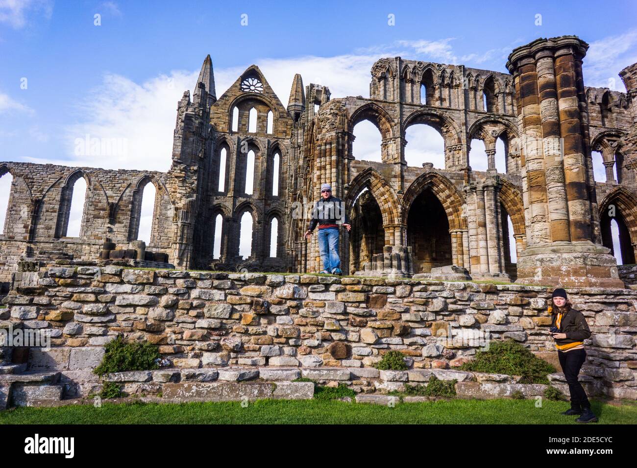 Whitby Cathedral North Yorkshire Stock Photo - Alamy