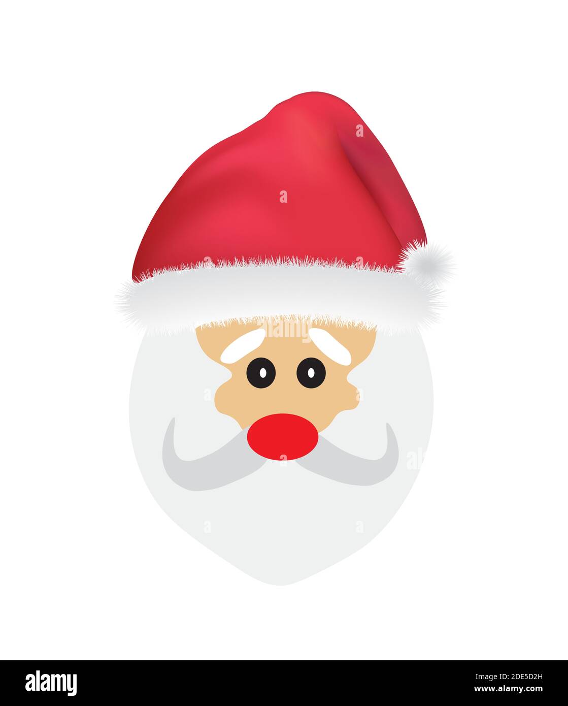 Santa Clause icon. vector illustration Stock Vector Image & Art - Alamy