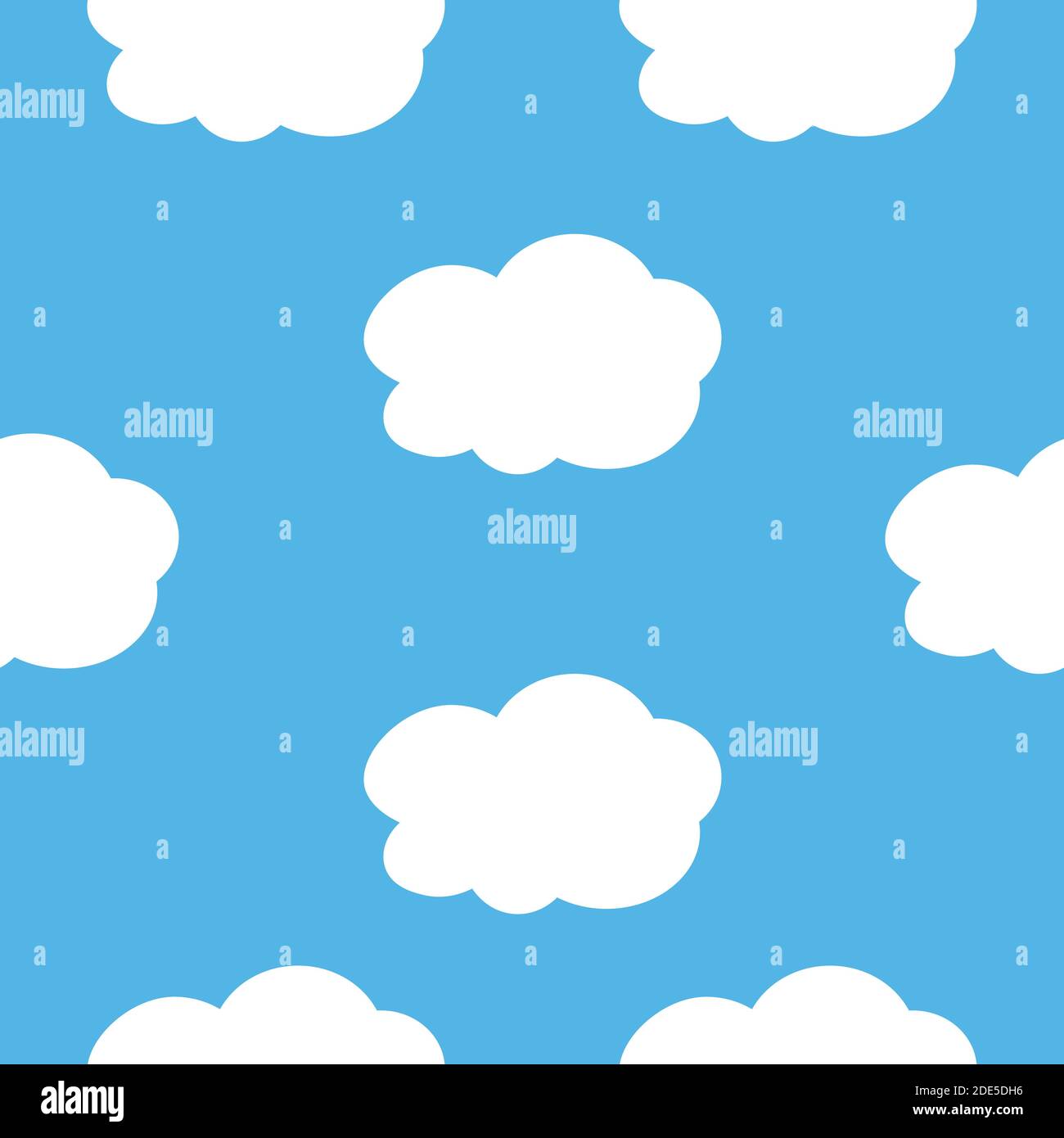 Sky and clouds seamless pattern. vector Stock Vector Image & Art - Alamy