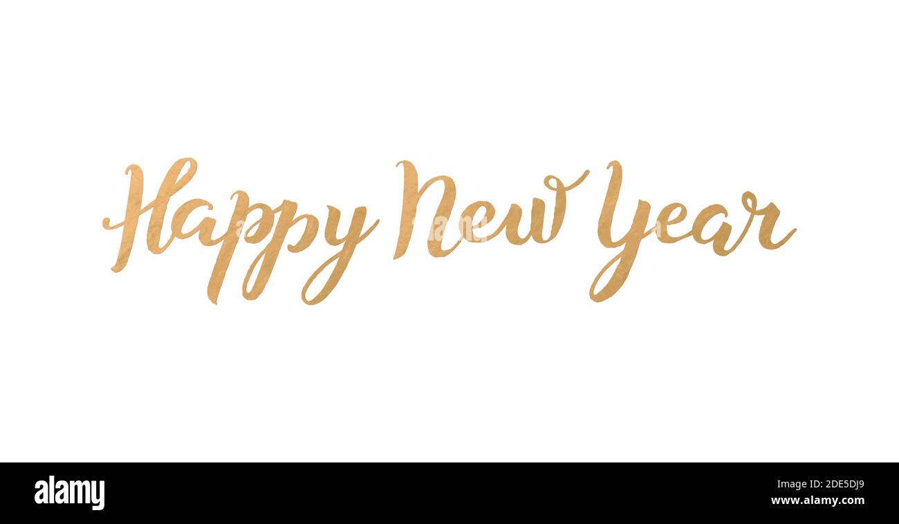 Elegant gold cursive script Cut Out Stock Images & Pictures - Alamy