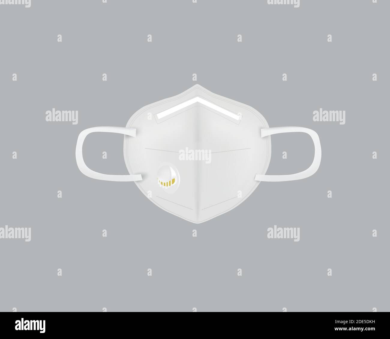 White mask with filter. vector illustration Stock Vector Image & Art ...