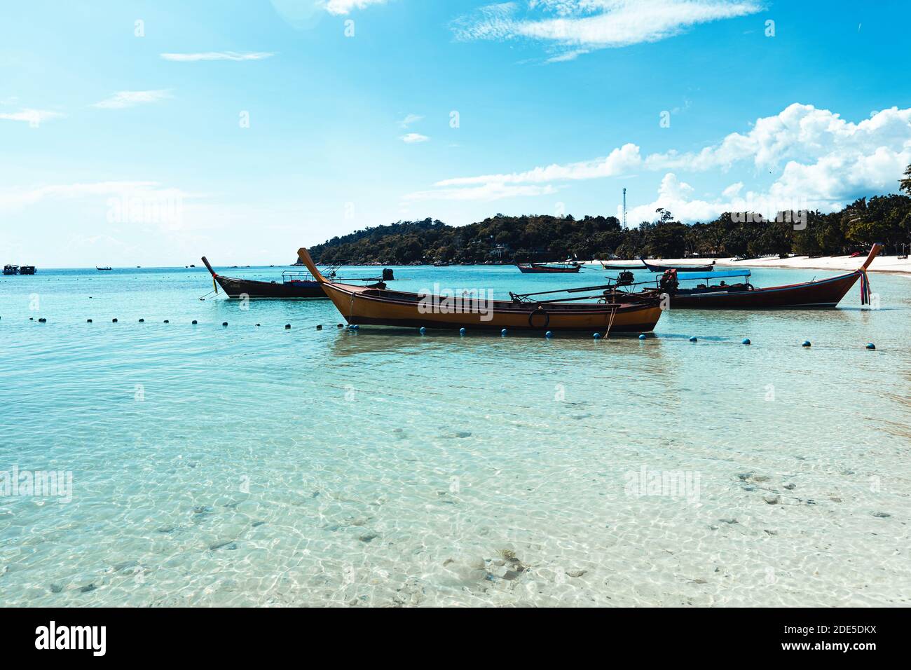 Aerial view of tropical island, Koh Lipe, Thailand The Beach in Koh ...