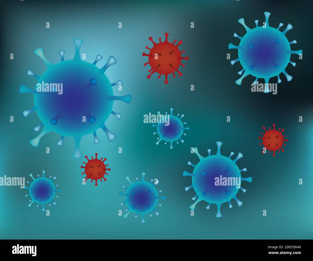 Virus background, vector Stock Vector Image & Art - Alamy