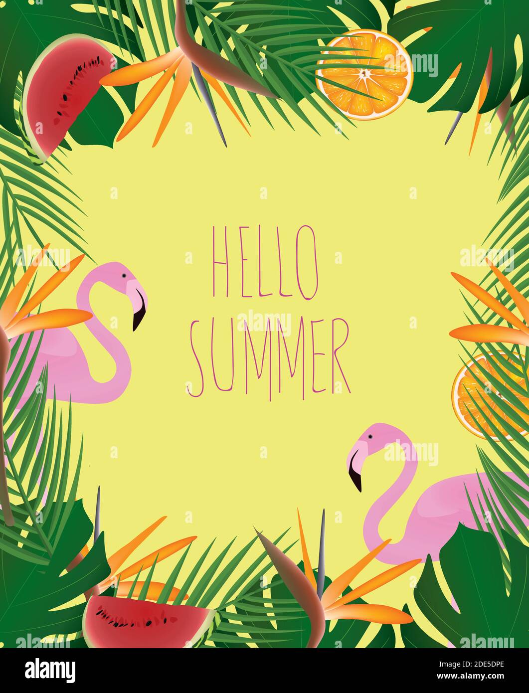 Hello summer background. vector illustration Stock Vector Image & Art ...