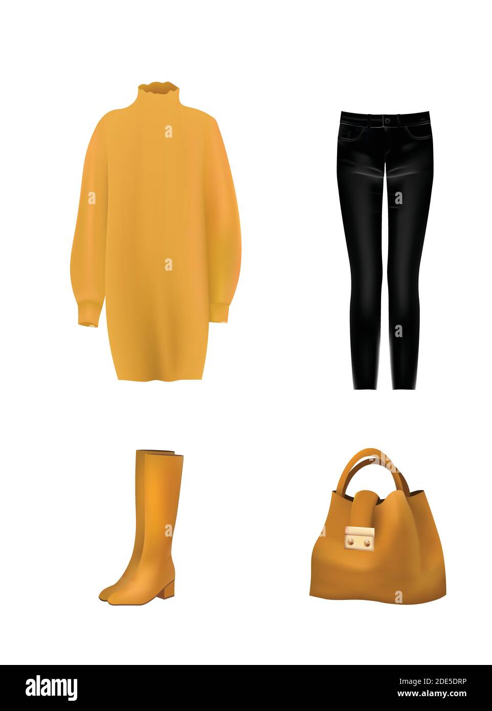 View of boots Stock Vector Images - Alamy