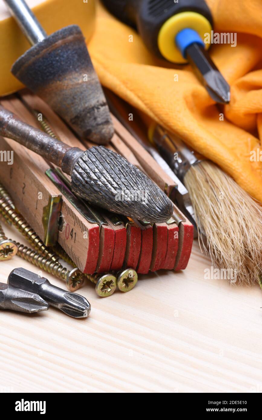 Tools assortment hi-res stock photography and images - Alamy