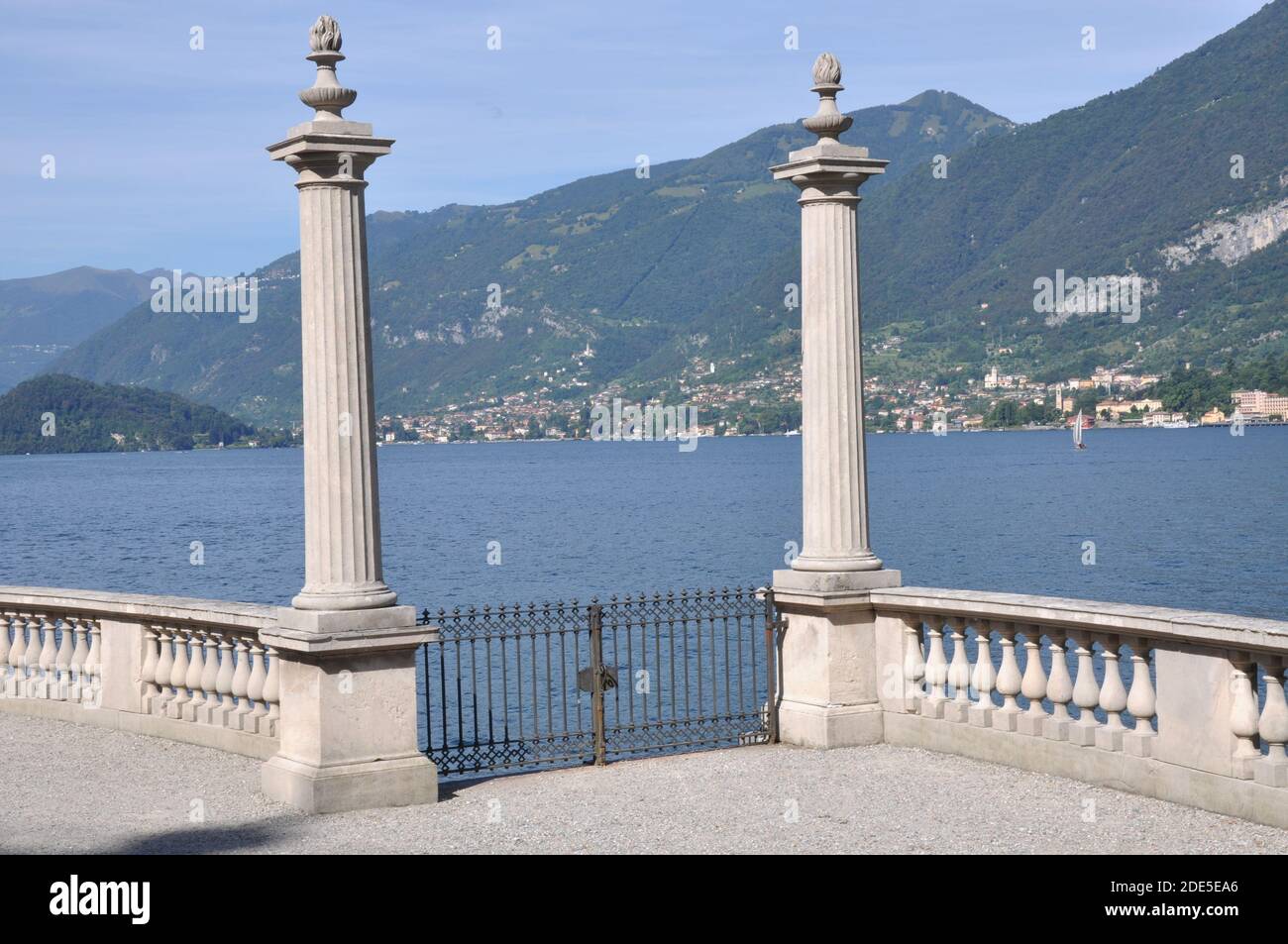 Lake Como, gate to the lake Stock Photo - Alamy