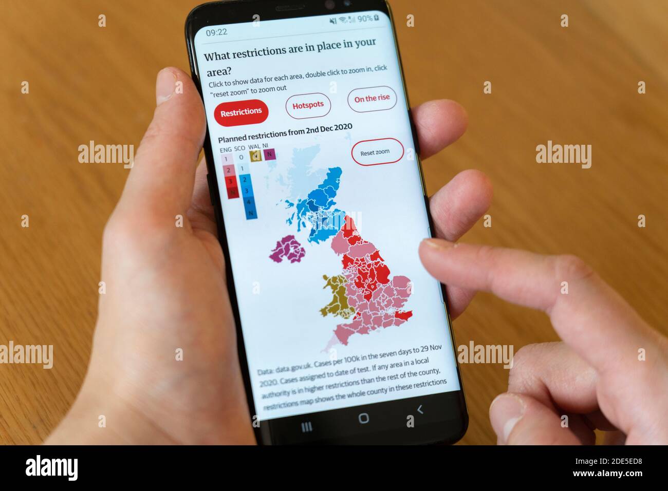 Map uk counties hi-res stock photography and images - Alamy