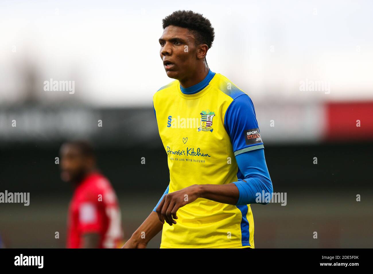 Solihull Moors' Kyle Hudlin during the FA Cup second round match at the ...