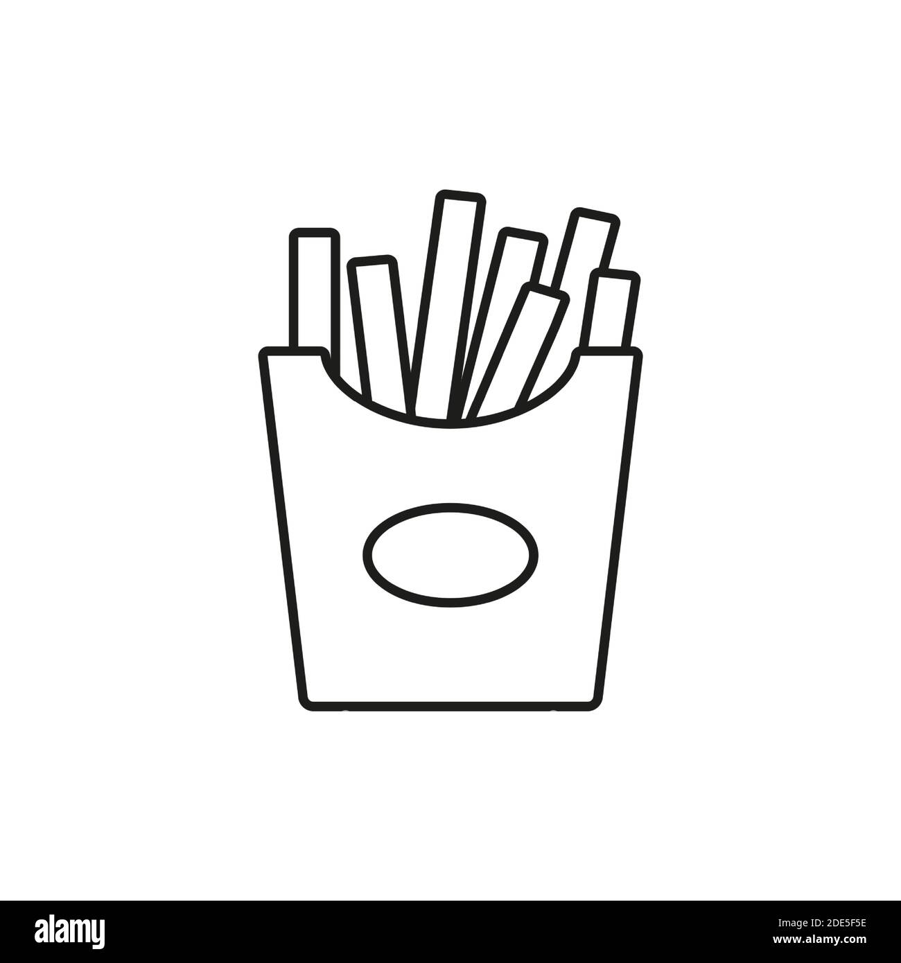french fries icon element of fast food icon for mobile concept and web ...