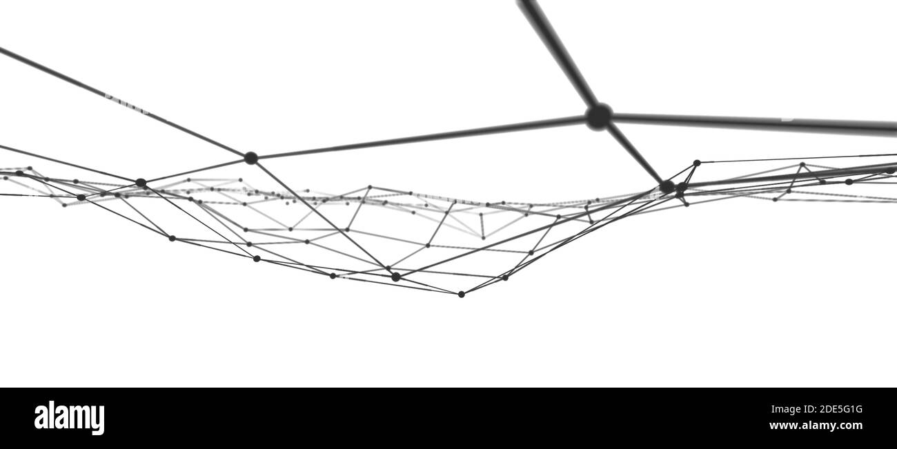 Wireframe Structure Modern Abstract Grid Lattice Mesh Virtual Background Digital Technology