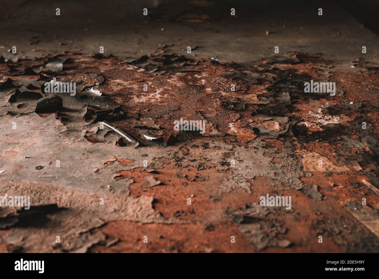 Creepy abandoned buildings with natural decay, so-called lost places ...