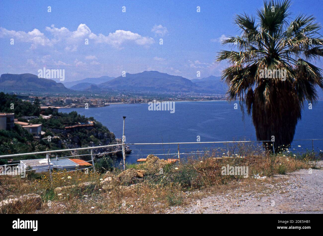 Reportage Sicily, Italy, 1992, Palermo Gulf (scanned from Agfachrome ...