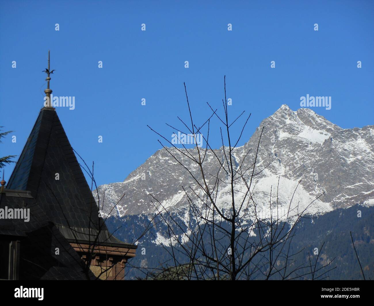 Aerial view snowy italian alps hi-res stock photography and images - Alamy