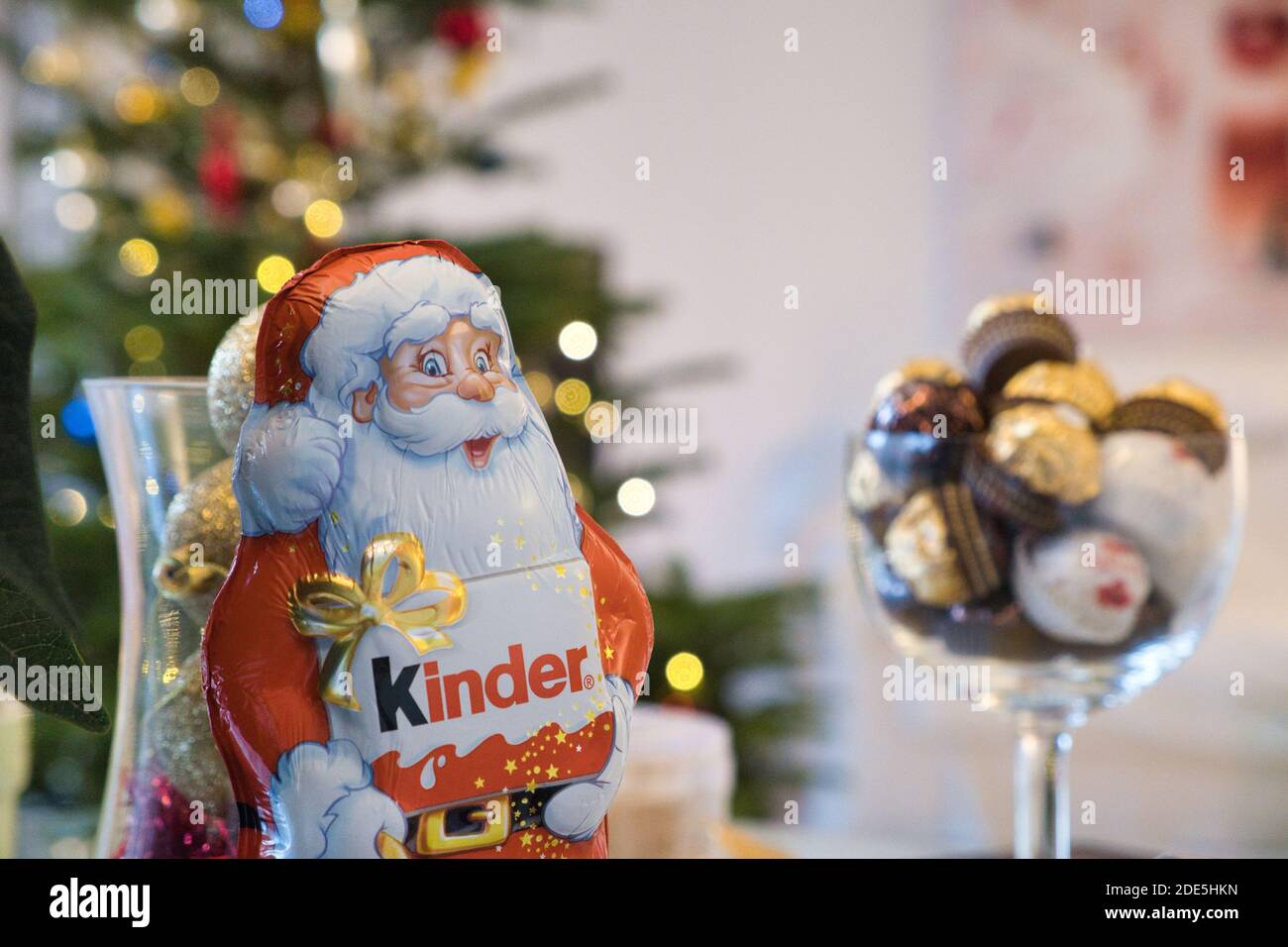 Kinder chocolate for christmas hi-res stock photography and images - Alamy