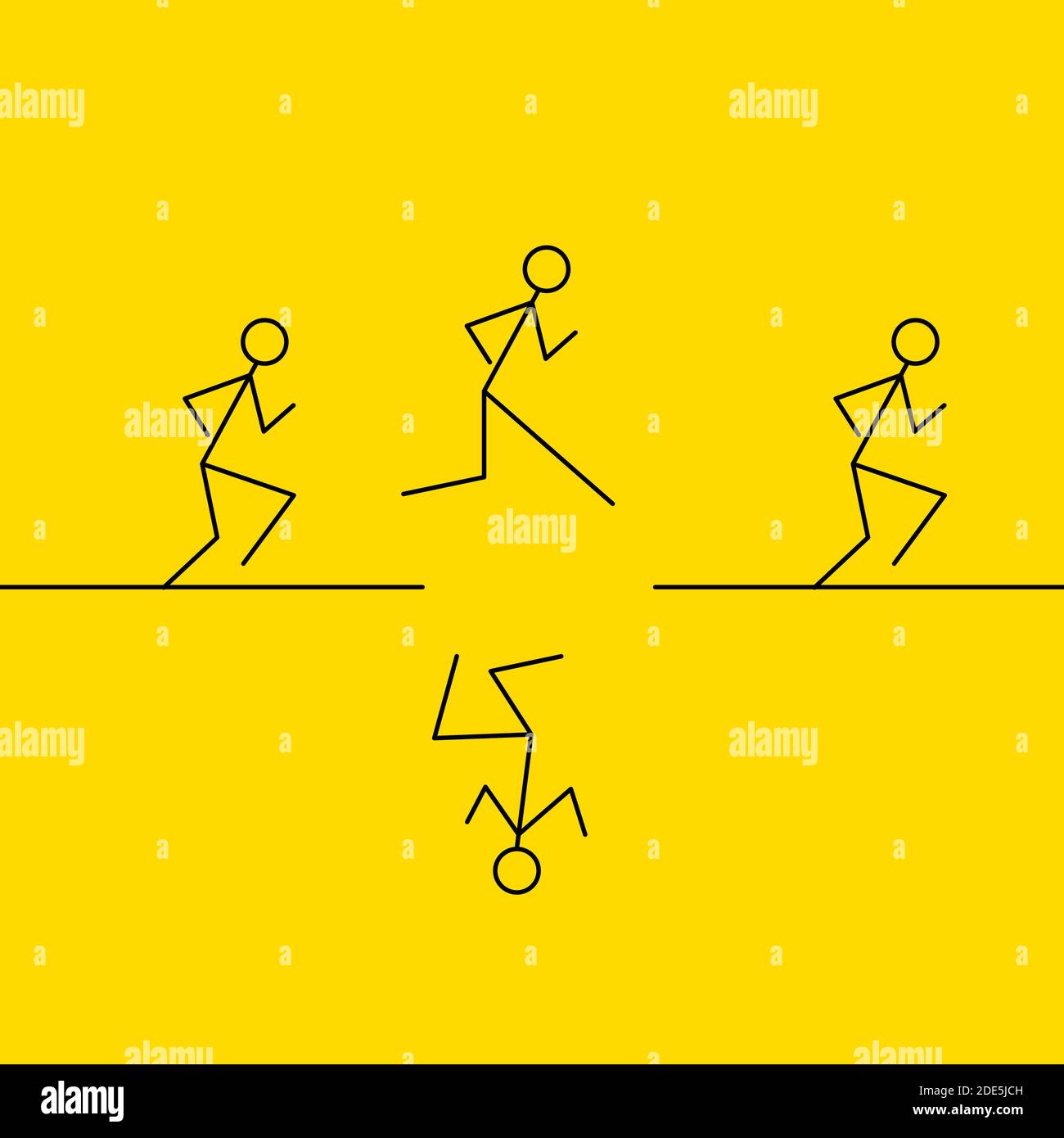 The People Of The Abyss Stock Vector Images - Alamy
