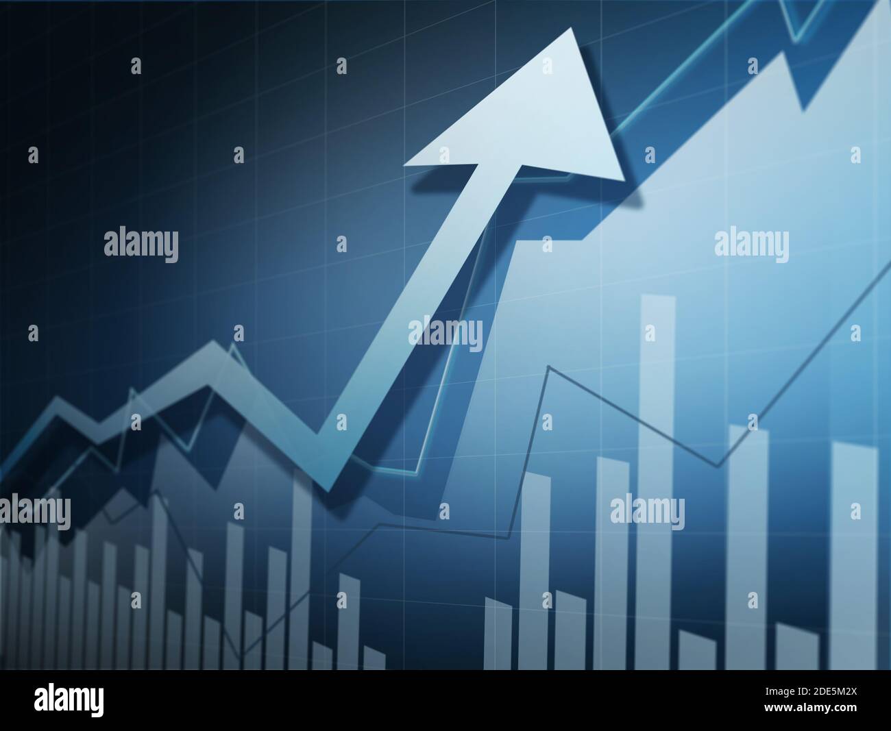 Financial stock market graph, candlestick chart, Stock trading diagram ...