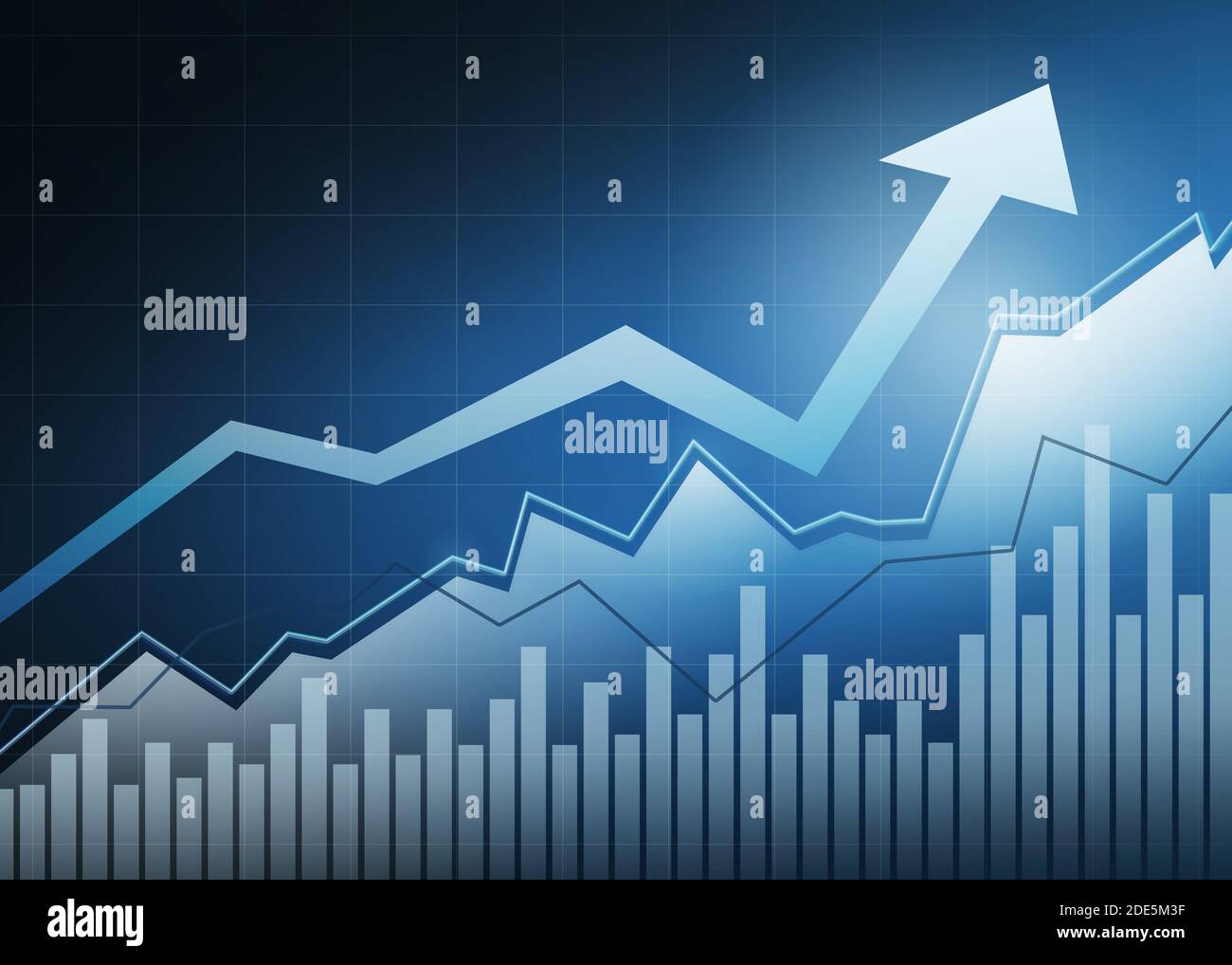 Financial stock market graph, candlestick chart, Stock trading diagram ...