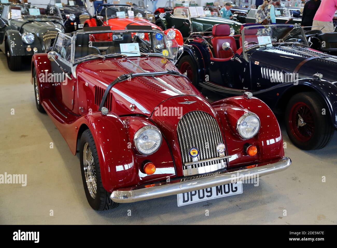 Classic Morgan roadsters exhibited at RAF Benson, Oxfordshire, UK Stock ...