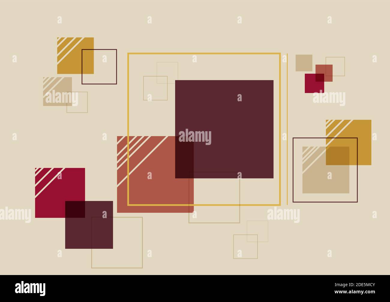 square shape geometric vintage background or backdrop Stock Vector ...