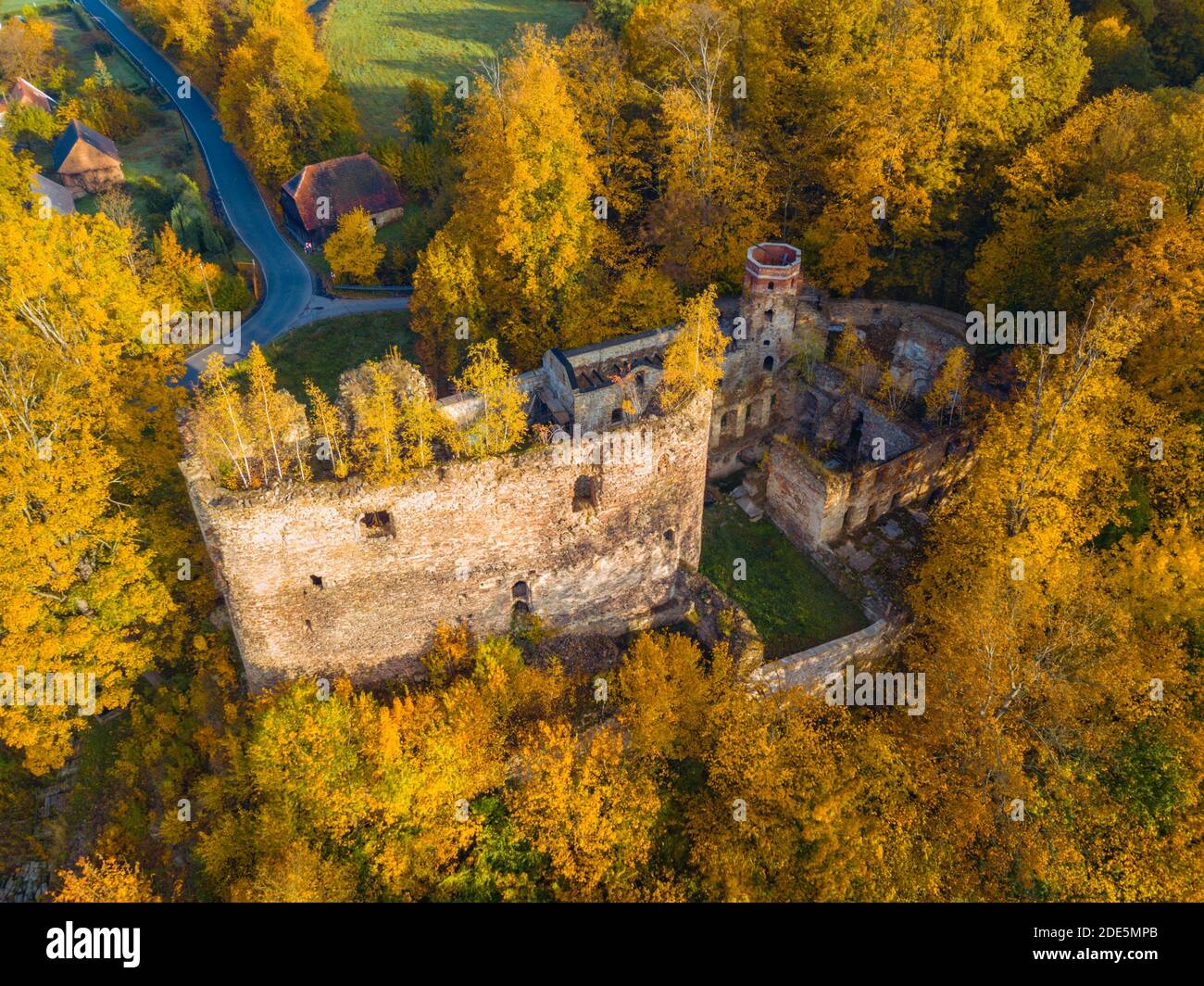 Ruins of Swiecie Castle. Swiecie, Lower Silesia, Poland Stock Photo - Alamy