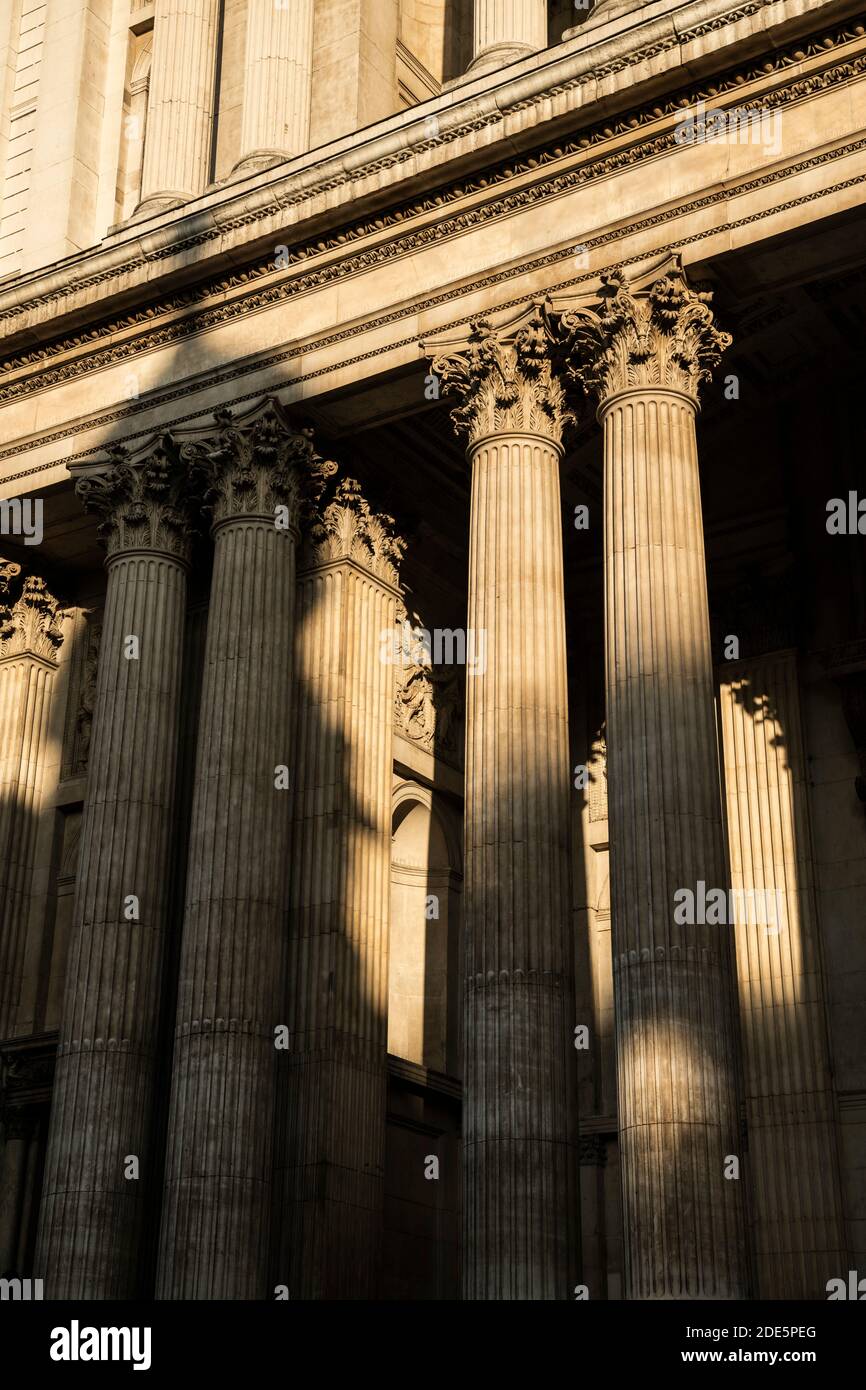 St Pauls Cathedral London architecture, of the old historic building ...