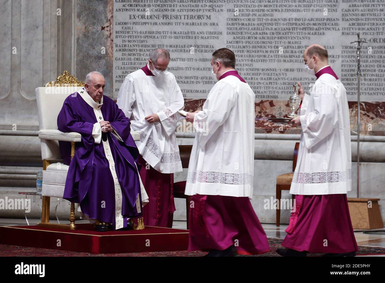 November 29, 2020 - Vatican City (Holy See) - POPE FRANCIS celebrates ...