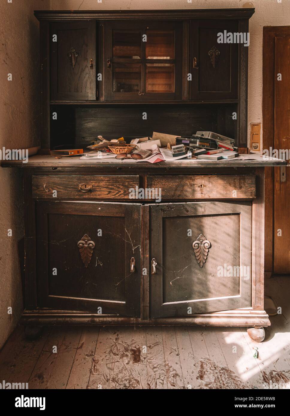 Creepy abandoned buildings with natural decay, so-called lost places ...