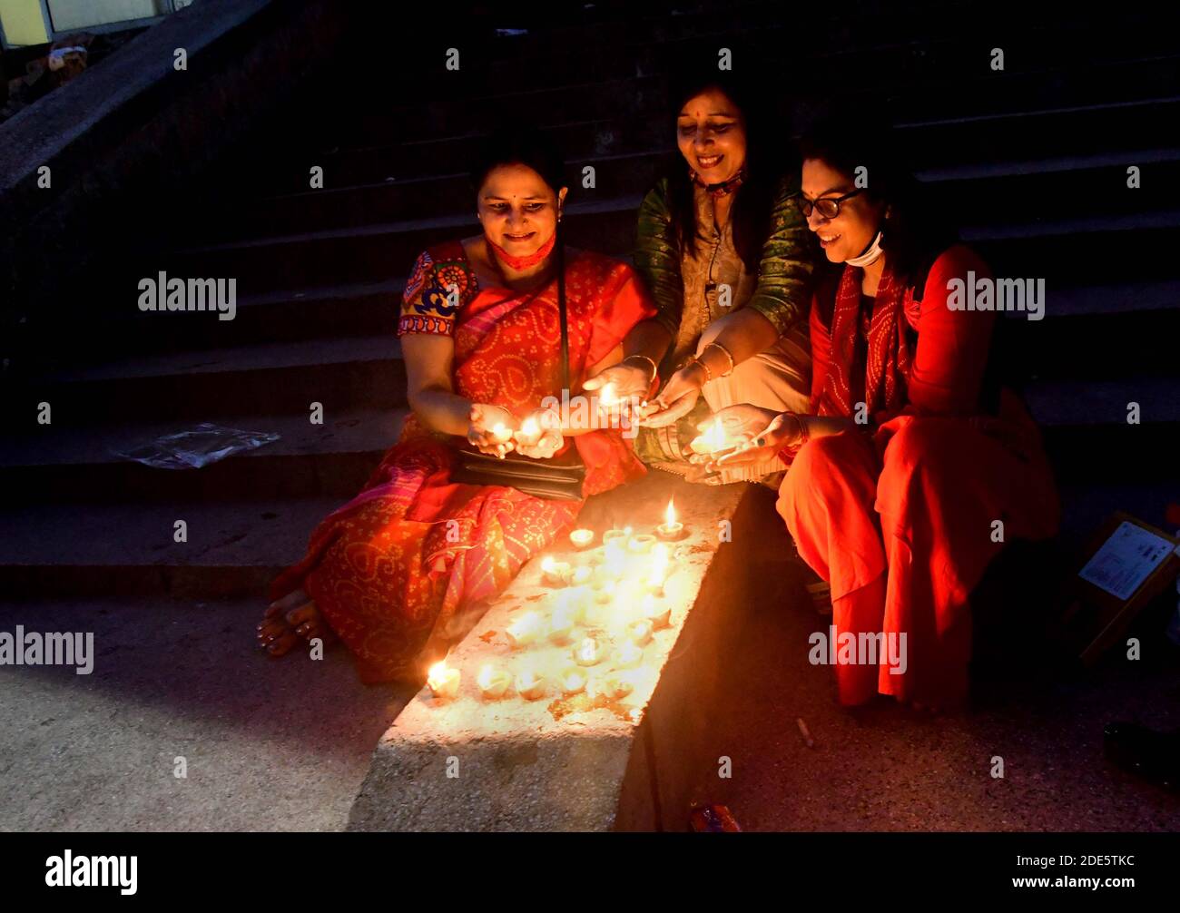 Dev diwali celebrated in india Stock Photo - Alamy