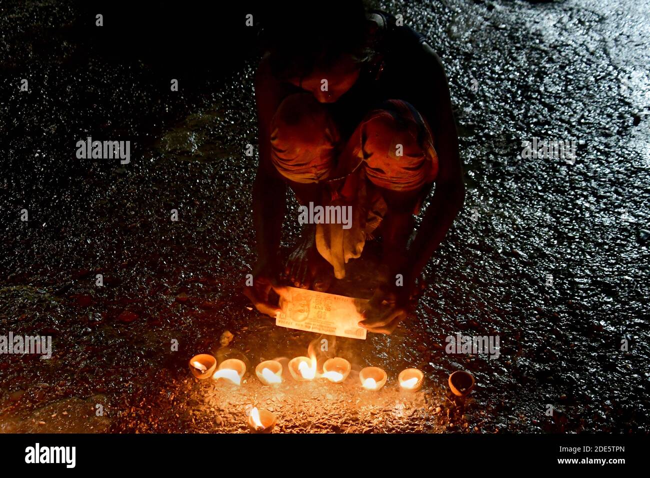 Dev diwali celebrated in india Stock Photo - Alamy